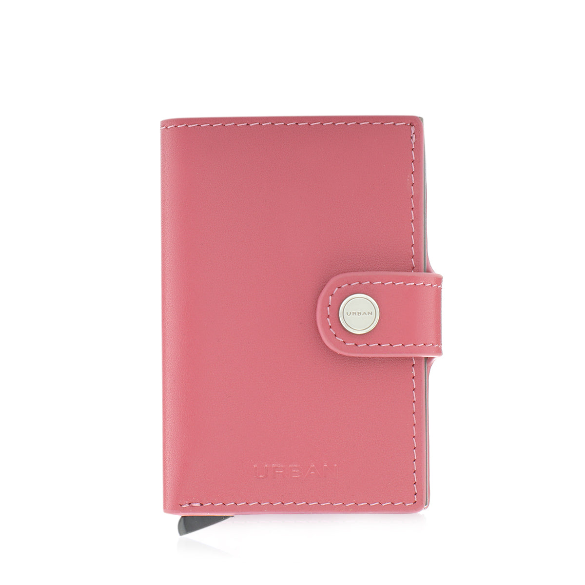 Slim Wallet Card Holder Satin Rose | Leather Wallet Kuwait | Joe's Labs