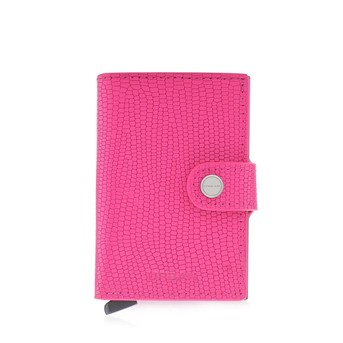 Slim Wallet Card Holder Bonded Pink | Leather Wallet Kuwait | Joe's Labs